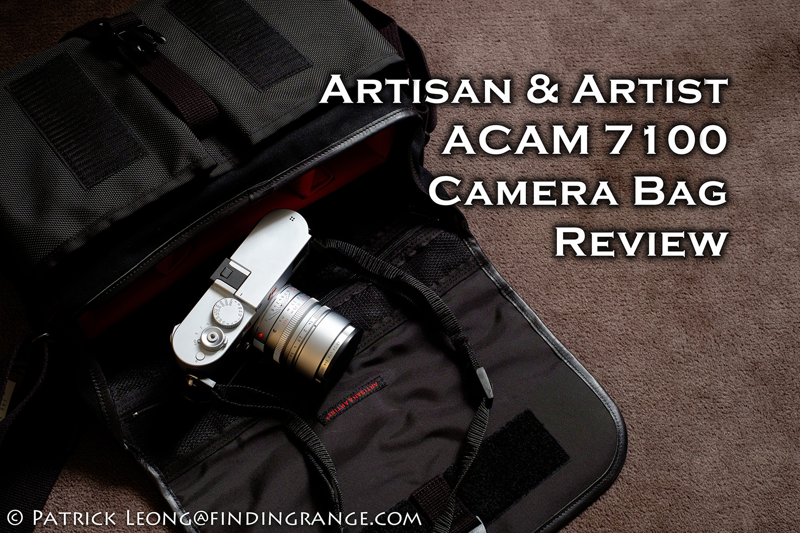 Artisan & Artist ACAM 7100 Camera Bag Review